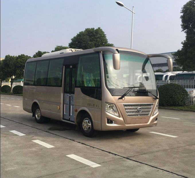 10-19 Seats Huaxin 2nd Hand Mini Bus 100km/H Max Speed Convenient ...